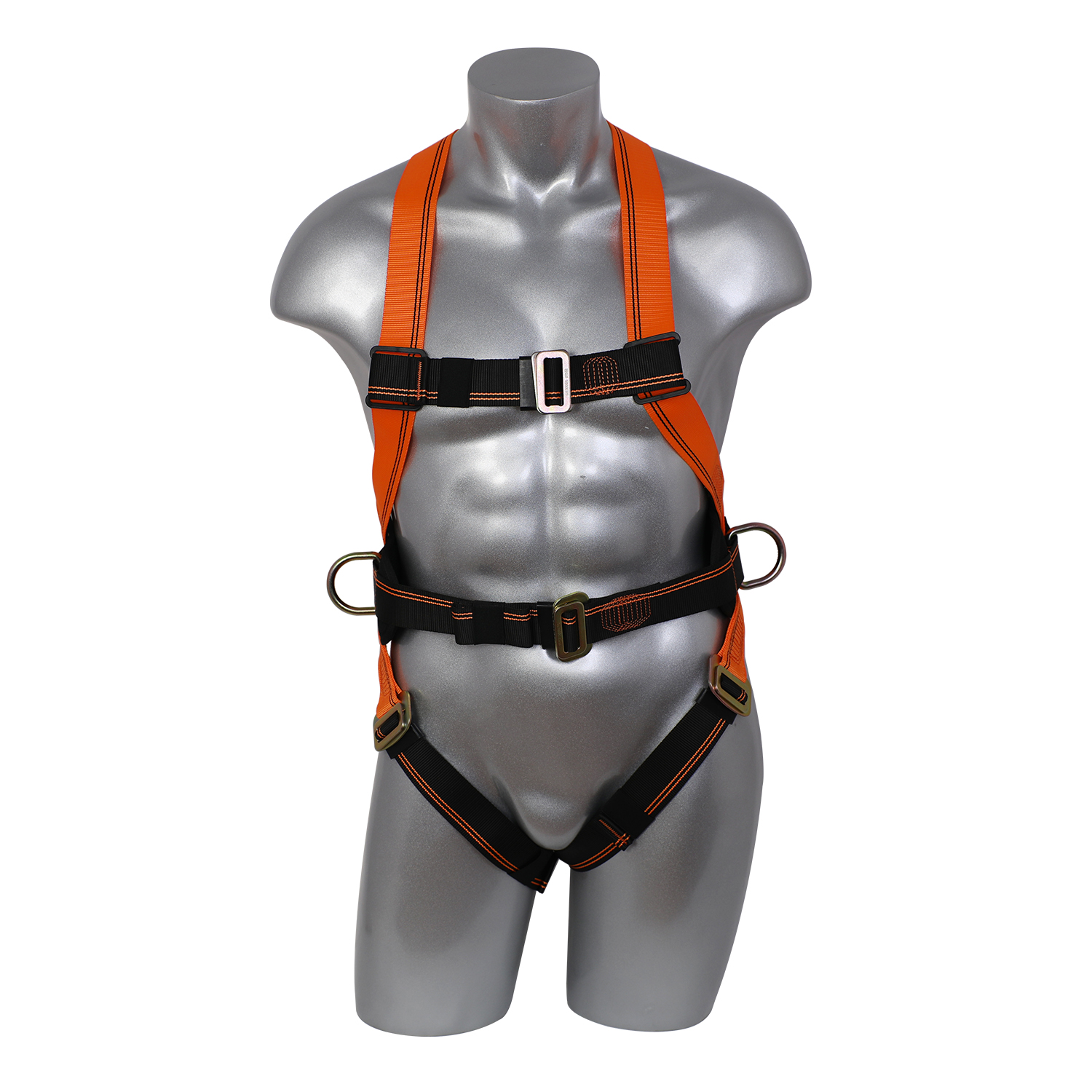 FP-8027 Three D-Rings Belted Full Body Harness with Waist Pad - Poyan ...